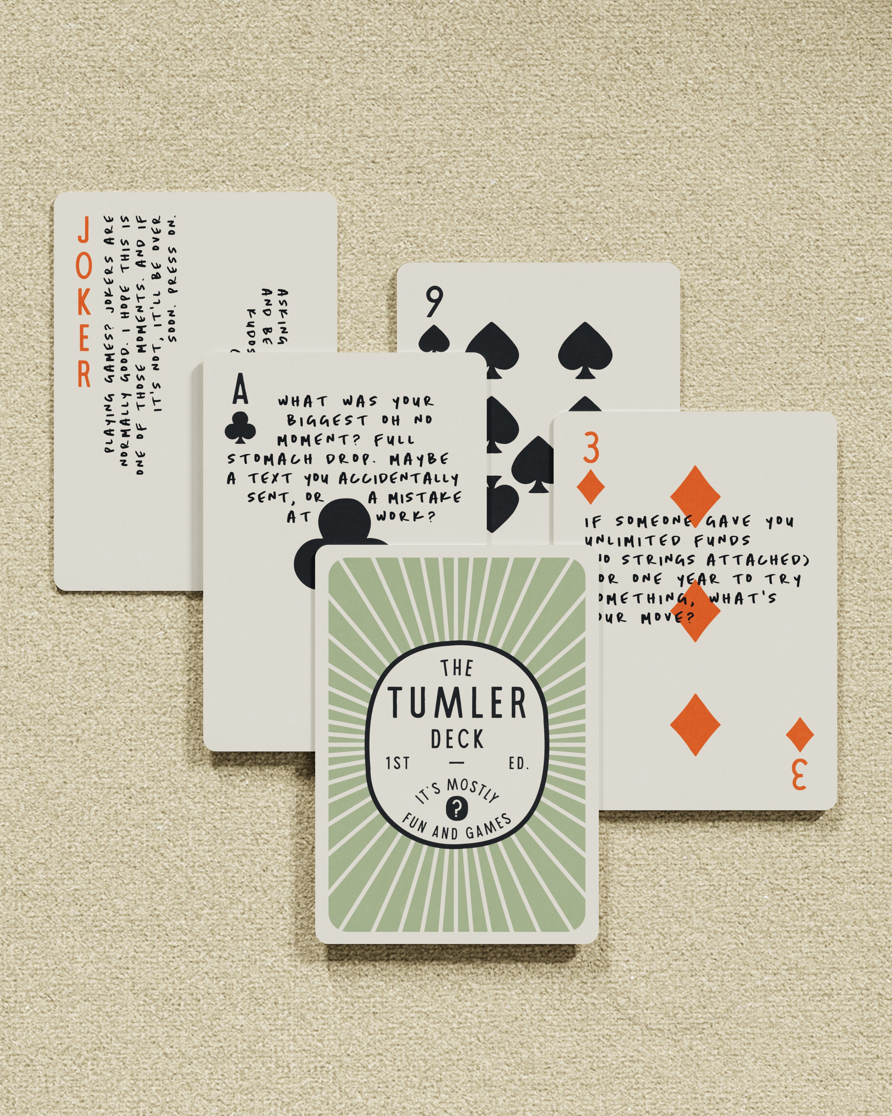 conversation cards AND a deck of cards in one — the tumler deck – The ...